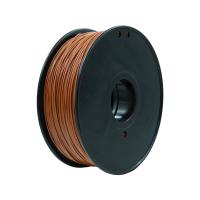 China OEM ODM Brown PLA 3D Printer Filament 1.75mm 1kg Spool ±0.02mm Tolerance for sale