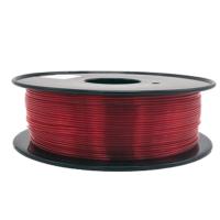 China Clear PETG 3D Printer Filament 1.75mm with 240-260℃ Print Temperature and High Impact Resistance for sale