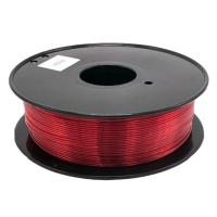 China Clear PETG 3D Printer Filament 1.75mm with 240-260℃ Print Temperature and High Impact Resistance for sale