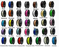 China SGS 1.75mm Pure Color PLA 3D Printer Filament 1kg Biodegradable for sale