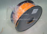 China Biodegradable Orange PLA 3d Printer Filament  1.75mm Materials For 3D Printing for sale