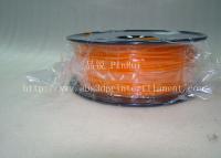 China Trans Orange PLA 3D Printer Filament 1.75mm 1KG Spool High Strength Biodegradable for sale