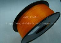 China Trans Orange PLA 3D Printer Filament 1.75mm 1KG Spool High Strength Biodegradable for sale