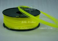 China Yellow HIPS 3D Printer Filament 1.75mm - 230-270°C Print Temperature, 1kg Spool for MakerBot & RepRap for sale