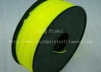 China Yellow HIPS 3D Printer Filament 1.75mm - 230-270°C Print Temperature, 1kg Spool for MakerBot & RepRap for sale