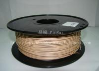 China 1.75mm & 3.0mm Anti-Corrosion Wooden Filament for 3D Printing - 0.8kg Spool with 180-195°C Printing Temperature for sale