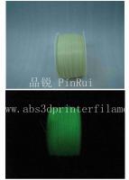 China Glow in Dark Green PLA Filament 1.75mm 3D Printer Material 1kg Spool for sale