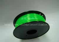 China 1.75 / 3mm PLA Fluo - Green Fluorescent  Filament for RepRap , Cubify for sale