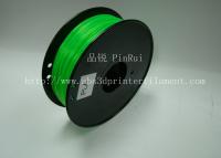 China 1.75 / 3mm PLA Fluo - Green Fluorescent  Filament for RepRap , Cubify for sale