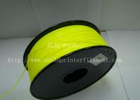 China Dark Yellow ABS 3D Printing Filament 1.75mm & 3.0mm with 230-270°C Print Temperature for sale