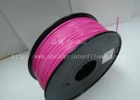 China Dark Pink ABS 3D Printer Filament 1.75mm & 3.0mm - 230-270°C Print Temperature, 1kg Spool for sale