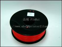 China ABS Custom 1kg / roll Fluorescent Red Filament Luminous 3D Printer Consumables for sale