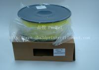 China PLA Fluo-Yellow 3D Printer Fluorescent Filament  Materials 1.75 / 3.0mm for sale
