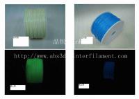 China ABS Filament 1.75mm 3mm Glow in the Dark 3D Printer Filament Blue 1kg Spool for sale
