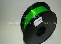 China Green 0.8kg TPU Flexible 3D Printer Filament 1.75mm & 3.0mm Diameter 200-220°C Printing Temperature for sale
