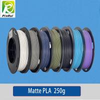 China Matte PLA 3D Printing Filament 1.75mm 200g-250g Refill with ±0.02mm Accuracy and 190-220°C Printing Temperature for sale