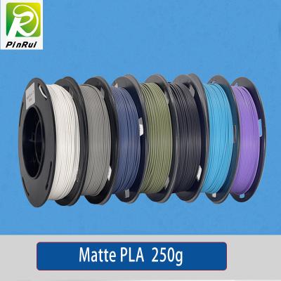China Matte PLA 3D Printing Filament 1.75mm 200g-250g Refill with ±0.02mm Accuracy and 190-220°C Printing Temperature for sale