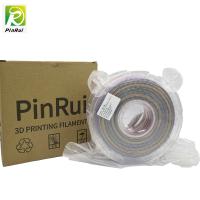 China PLA 1.75mm Glitter Sparkle Rainbow 3D Printer Filament 1kg Net Weight for sale