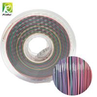 China PLA 1.75mm Glitter Sparkle Rainbow 3D Printer Filament 1kg Net Weight for sale