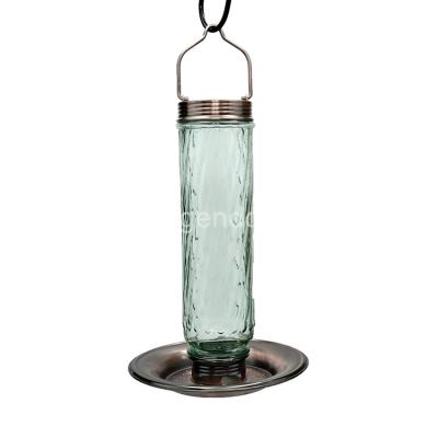 China Glass Spiral Bird Feeder Customized Logo Excellent Surface Treatment Technology for sale