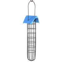 China 1.6 Gallon Tube Hanging Wild Bird Feeder Squirrel Resistant Metal Material for sale