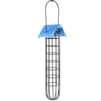 China 1.6 Gallon Tube Hanging Wild Bird Feeder Squirrel Resistant Metal Material for sale