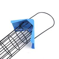 China 1.6 Gallon Tube Hanging Wild Bird Feeder Squirrel Resistant Metal Material for sale
