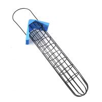 China 1.6 Gallon Tube Hanging Wild Bird Feeder Squirrel Resistant Metal Material for sale