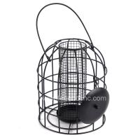 China Backyard Use Hanging Wild Bird Feeder Metal Material Squirrel Proof for sale