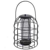 China Backyard Use Hanging Wild Bird Feeder Metal Material Squirrel Proof for sale