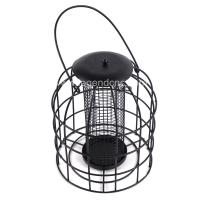 China Backyard Use Hanging Wild Bird Feeder Metal Material Squirrel Proof for sale