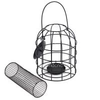 China Backyard Use Hanging Wild Bird Feeder Metal Material Squirrel Proof for sale