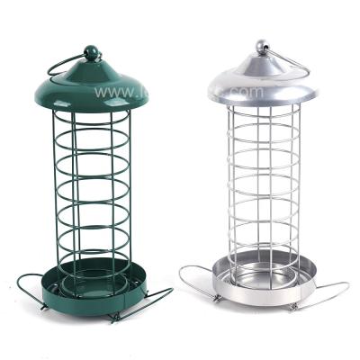 China Large Backyard Hanging Wild Bird Feeder Brass Bronze Steel Alloys Material for sale