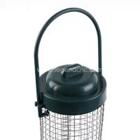 China Garden Hanging Wild Bird Feeder With Plastic Metal Mesh Weather Proof for sale