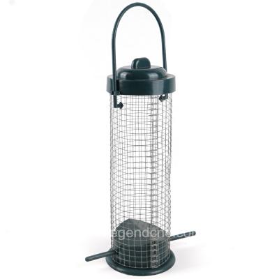China Garden Hanging Wild Bird Feeder With Plastic Metal Mesh Weather Proof for sale