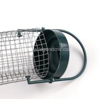 China Garden Hanging Wild Bird Feeder With Plastic Metal Mesh Weather Proof for sale