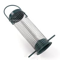 China Garden Hanging Wild Bird Feeder With Plastic Metal Mesh Weather Proof for sale