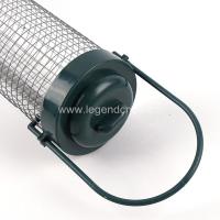 China Garden Hanging Wild Bird Feeder With Plastic Metal Mesh Weather Proof for sale