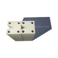 China White PTFE Plastic CNC Mechanical Parts , Polishing Surface Treatment Custom CNC Service for sale