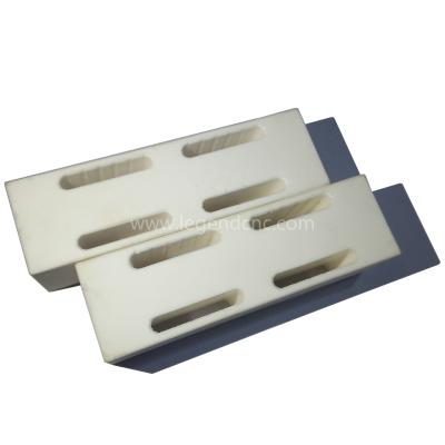 China White PTFE Plastic CNC Mechanical Parts , Polishing Surface Treatment Custom CNC Service for sale