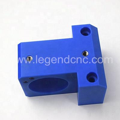 China Blue CNC Milling Components , Nylon Parts Custom CNC Milling for sale