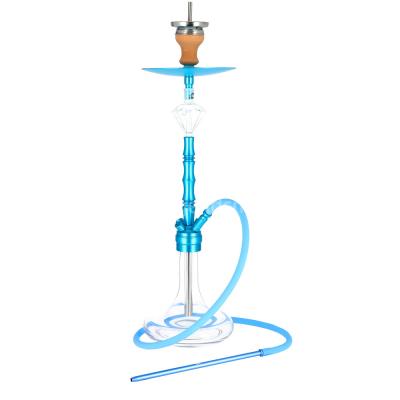 China Blue Hookah Aluminium Material With Anodic Sandblasted Surface Treatment for sale