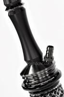 China Black Gold Portable Hookah Vacuum Plating Treatment Easy Cleaning for sale