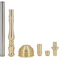 China Medium Size Hookah Brass Material Unbreakable Easy Cleaning Convenient Use for sale