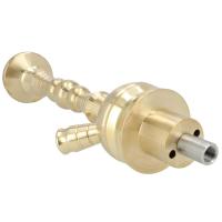 China Brass Chrom Gold Smoking Hookah 2 Holes Type CNC Machining Products for sale