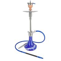 China CNC Machining Single Hose Blue Aluminium Shisha for sale