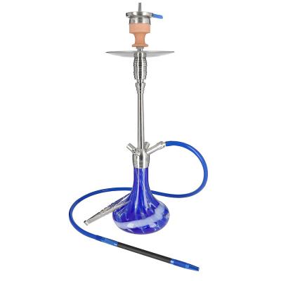China CNC Machining Single Hose Blue Aluminium Shisha for sale