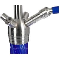 China 304 Stainless Steel 4 Holes Hookah Custom Shape For Natural Beginner for sale