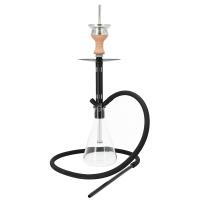China Aluminium Sliver Black Hookah With Anodizing Surface Treatment Easy Carry for sale