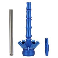 China 6 Holes Shisha CNC Machining Products , 360° Rotate Egyptian hookah for sale